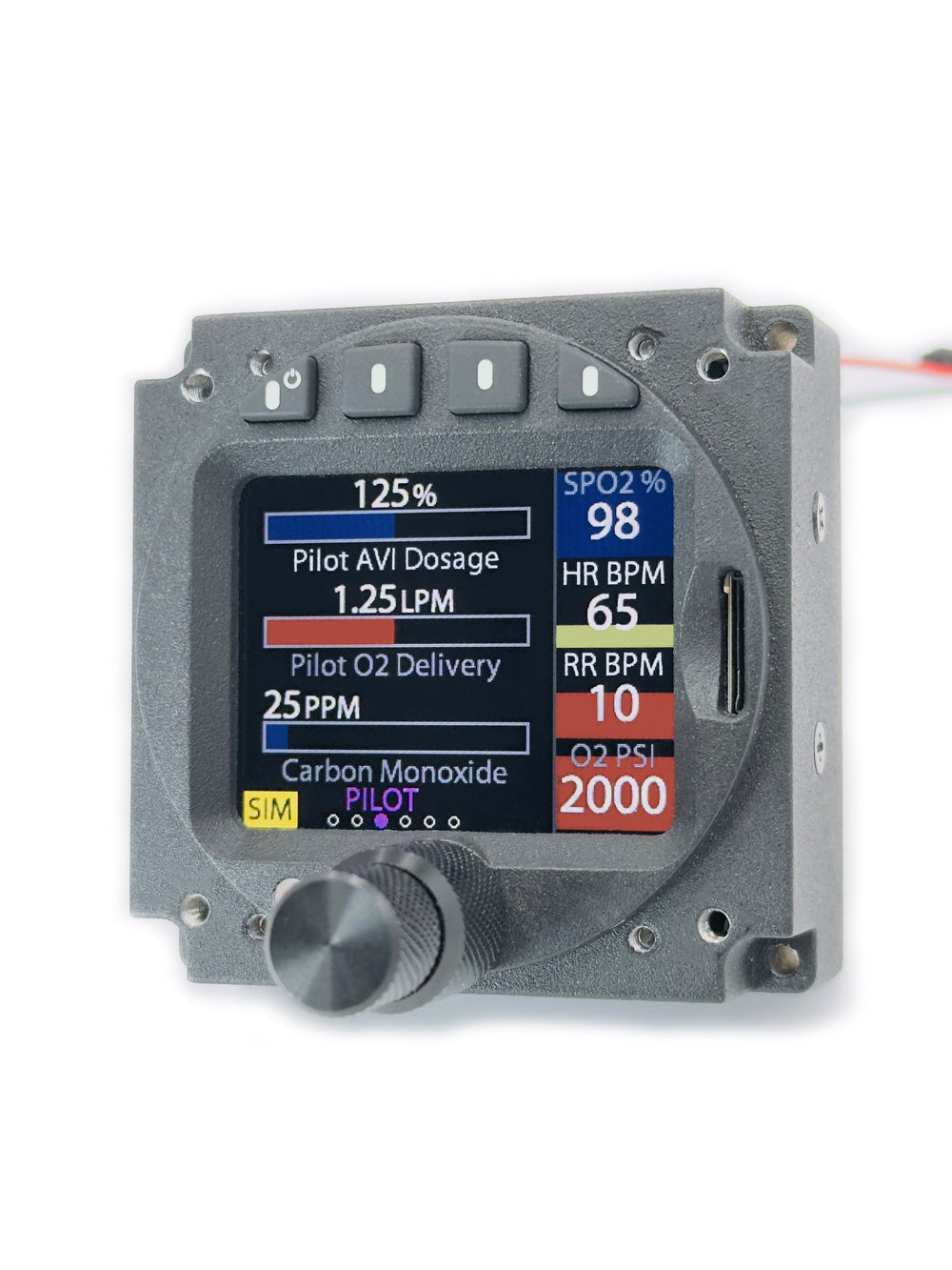 HealthView II with ATD Biometric Avionics
